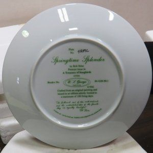 Accents | Rob Stines Plate Collection Of A Treasury Of Songbirds 2 ...